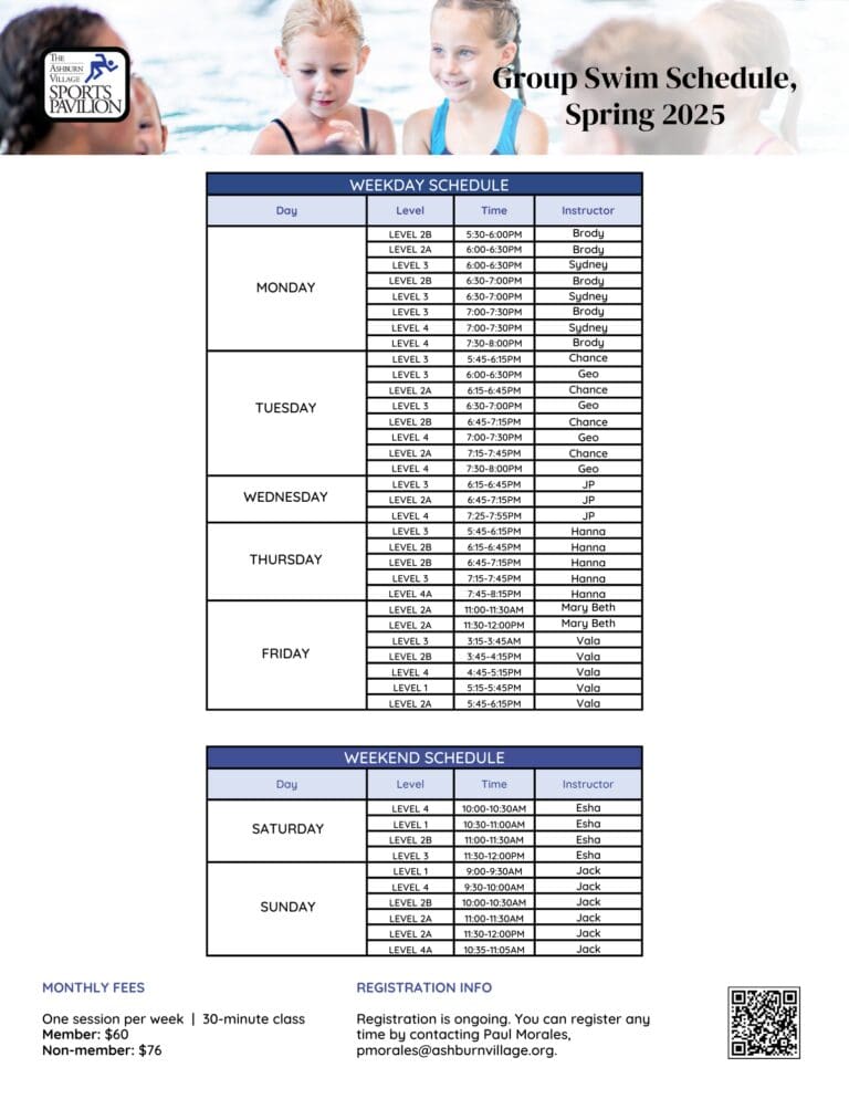 Aquatics - Ashburn Village Sports Pavilion